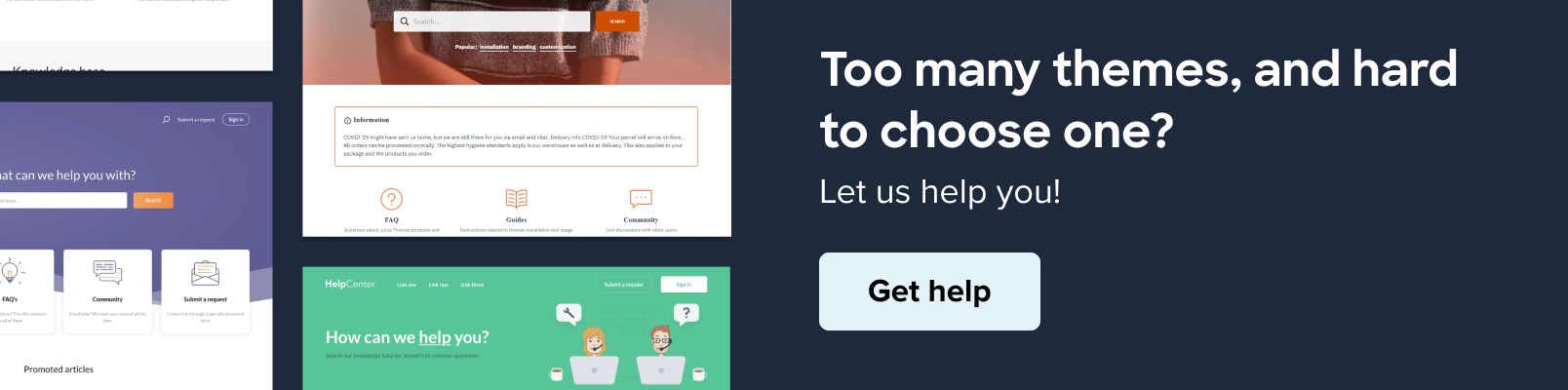 Lotus Themes, Zendesk partner help center theme for Zendesk